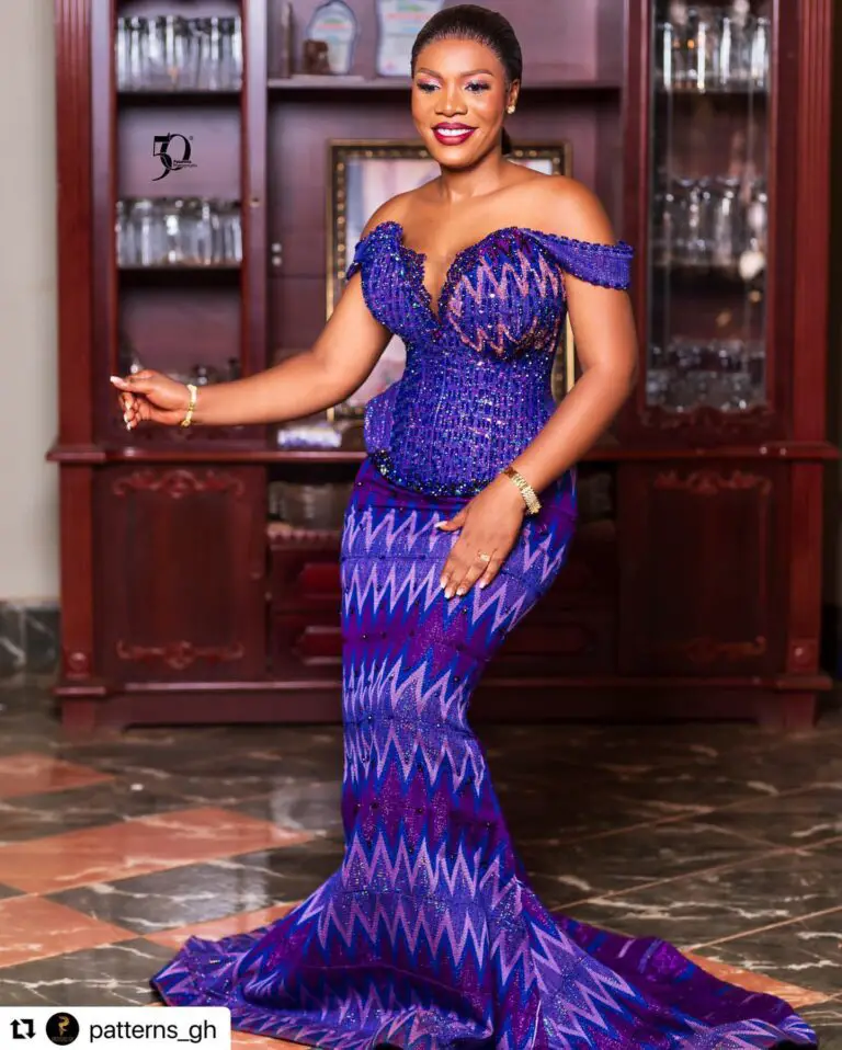 33 Top Blue Kente Styles For Traditional Weddings In 2024. - Kente Knots