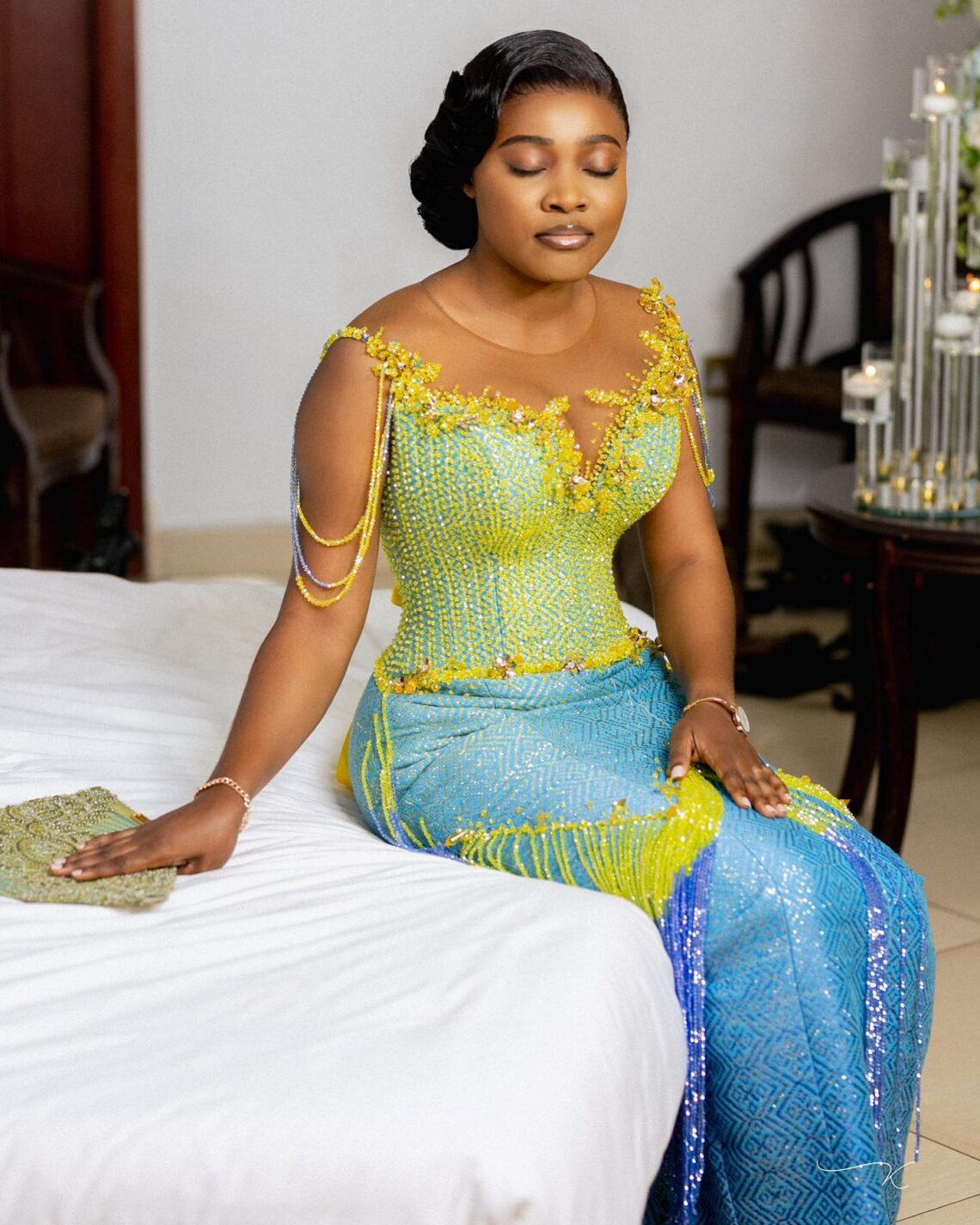 33 Top Blue Kente Styles For Traditional Weddings In 2024. - Kente Knots