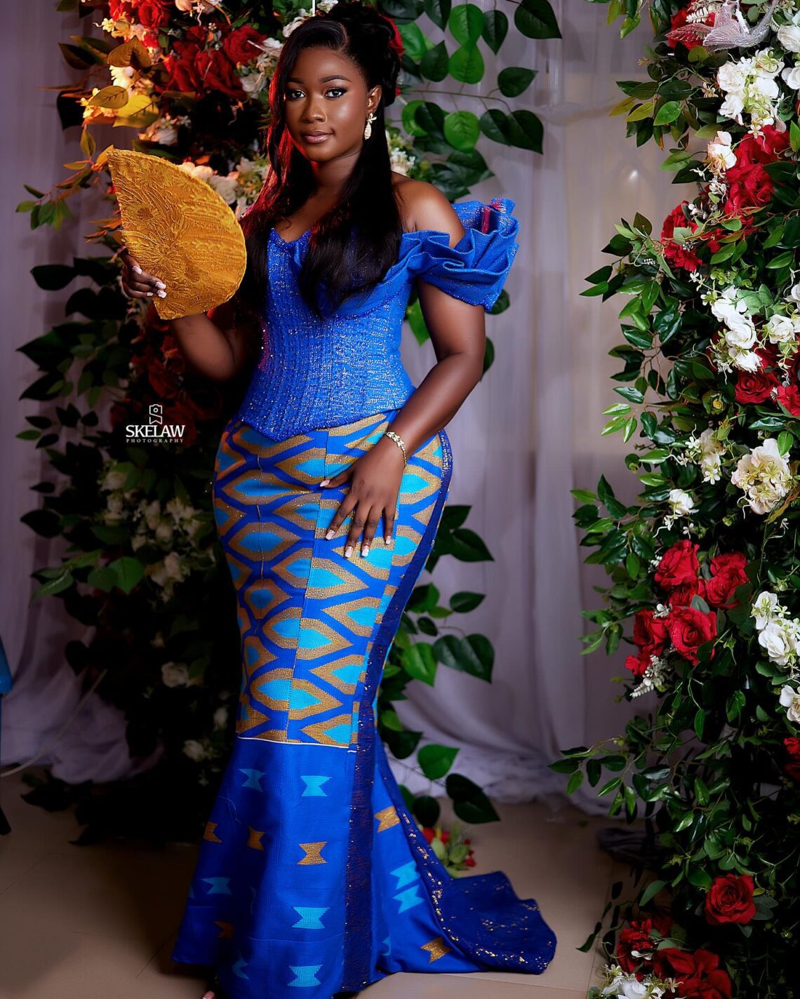 33 Top Blue Kente Styles For Traditional Weddings In 2024. - Kente Knots