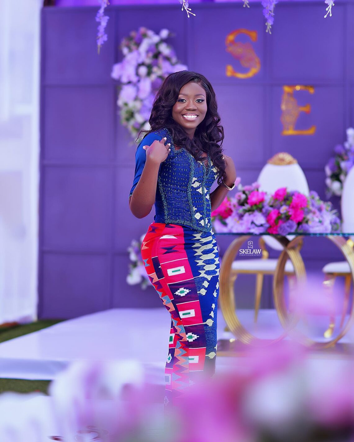 33 Top Blue Kente Styles For Traditional Weddings In 2024. - Kente Knots