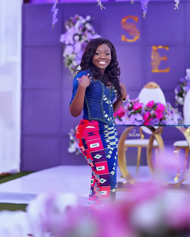 33 Top Blue Kente Styles For Traditional Weddings In 2024. - Kente Knots