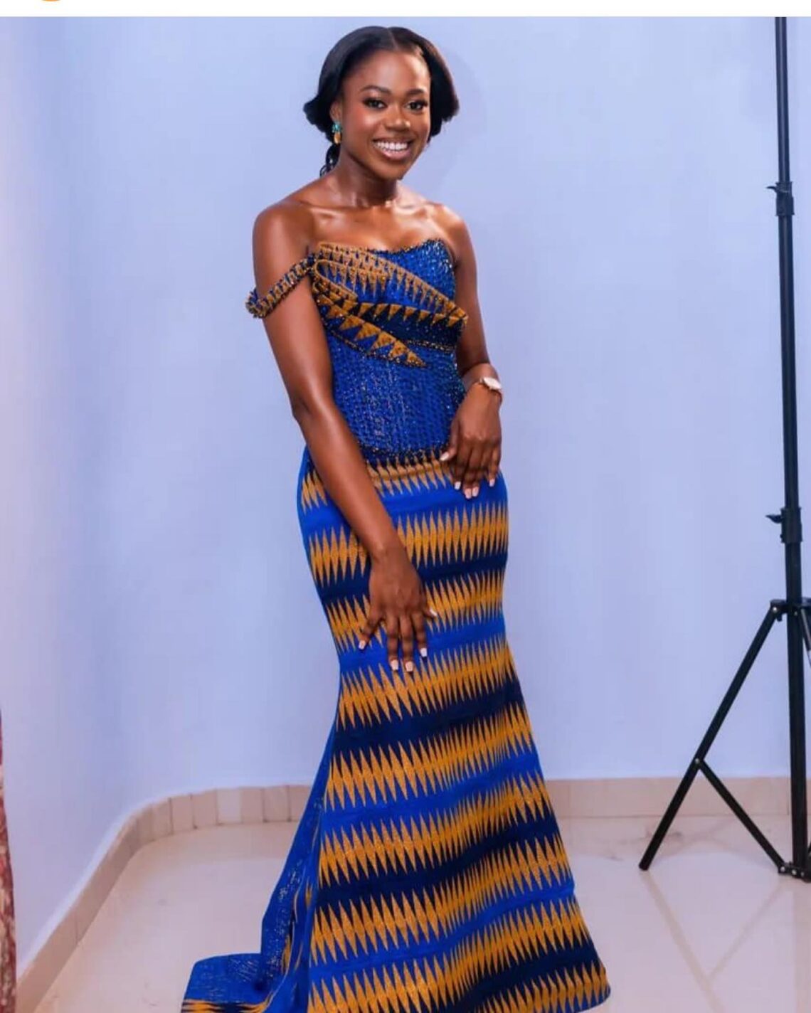 33 Top Blue Kente Styles For Traditional Weddings In 2024. - Kente Knots