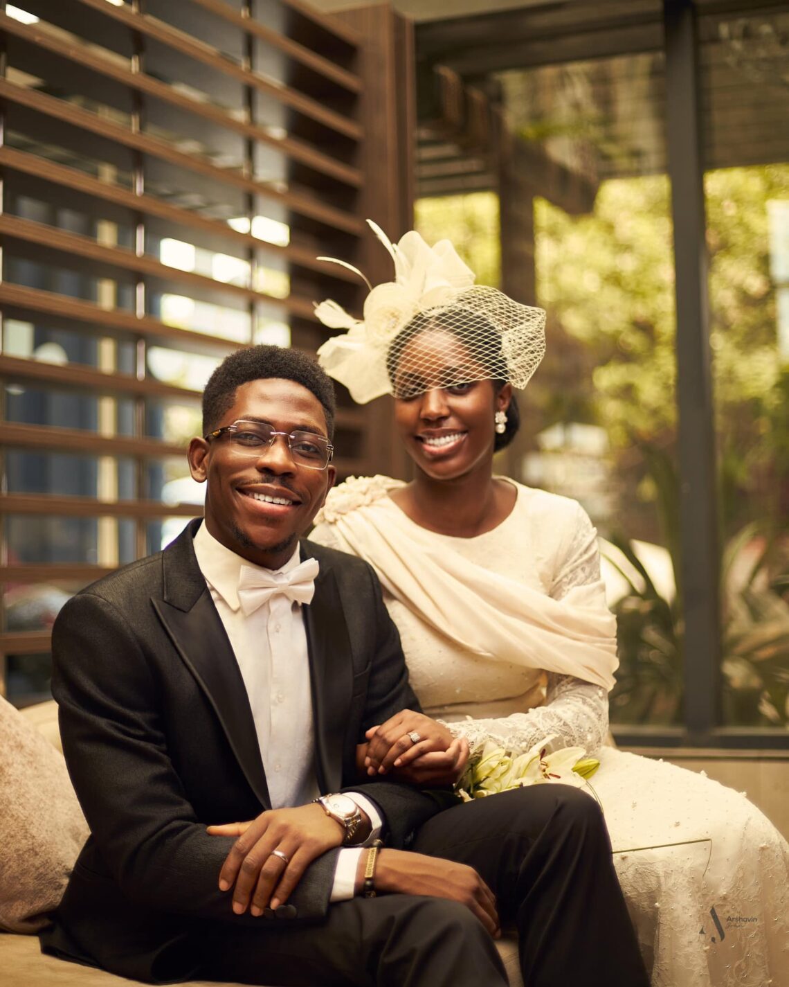 Moses Bliss & Marie Wiseborn Stunning Civil Wedding Photos - Kente Knots