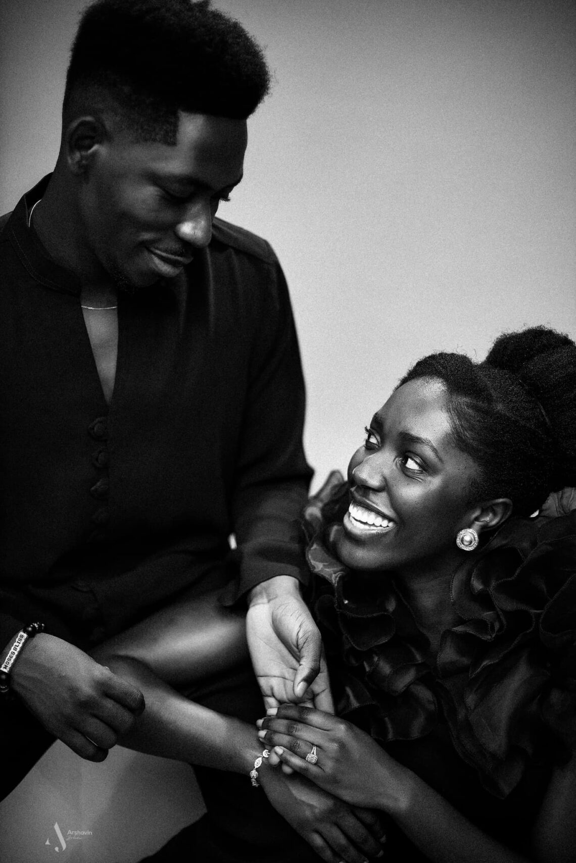 Moses Bliss & Marie Wiseborn Stunning Civil Wedding Photos - Kente Knots