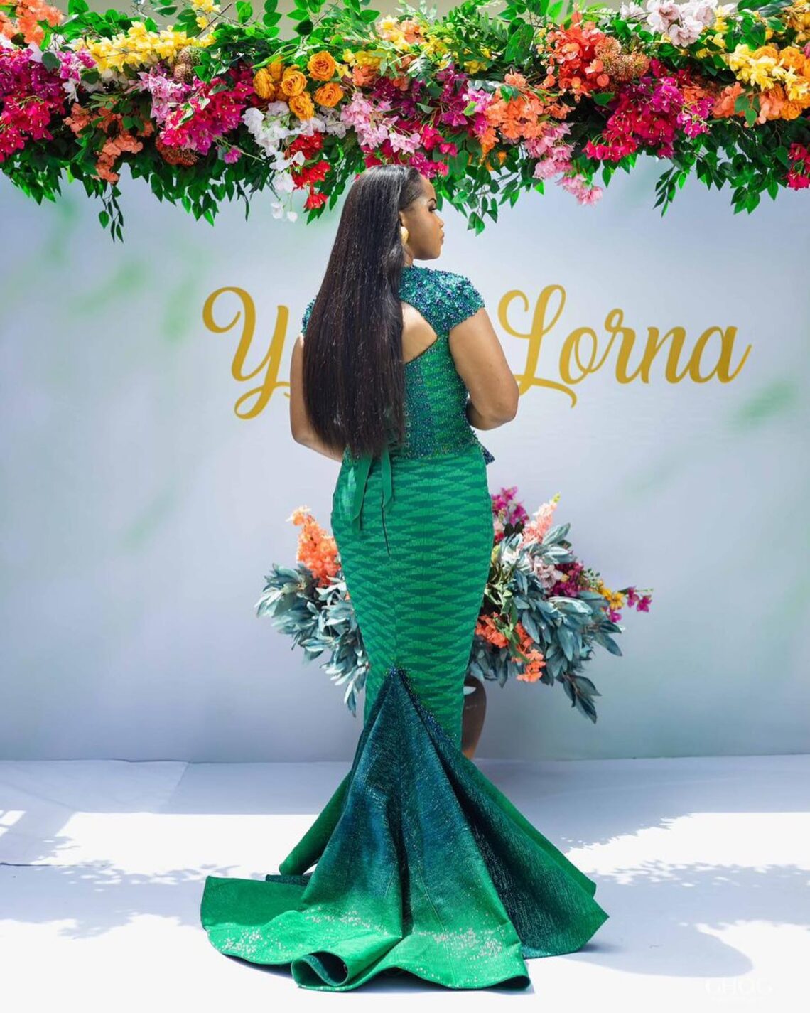 Green Kente Styles - 35 Styles For The Chic Ghanaian Bride. - Kente Knots