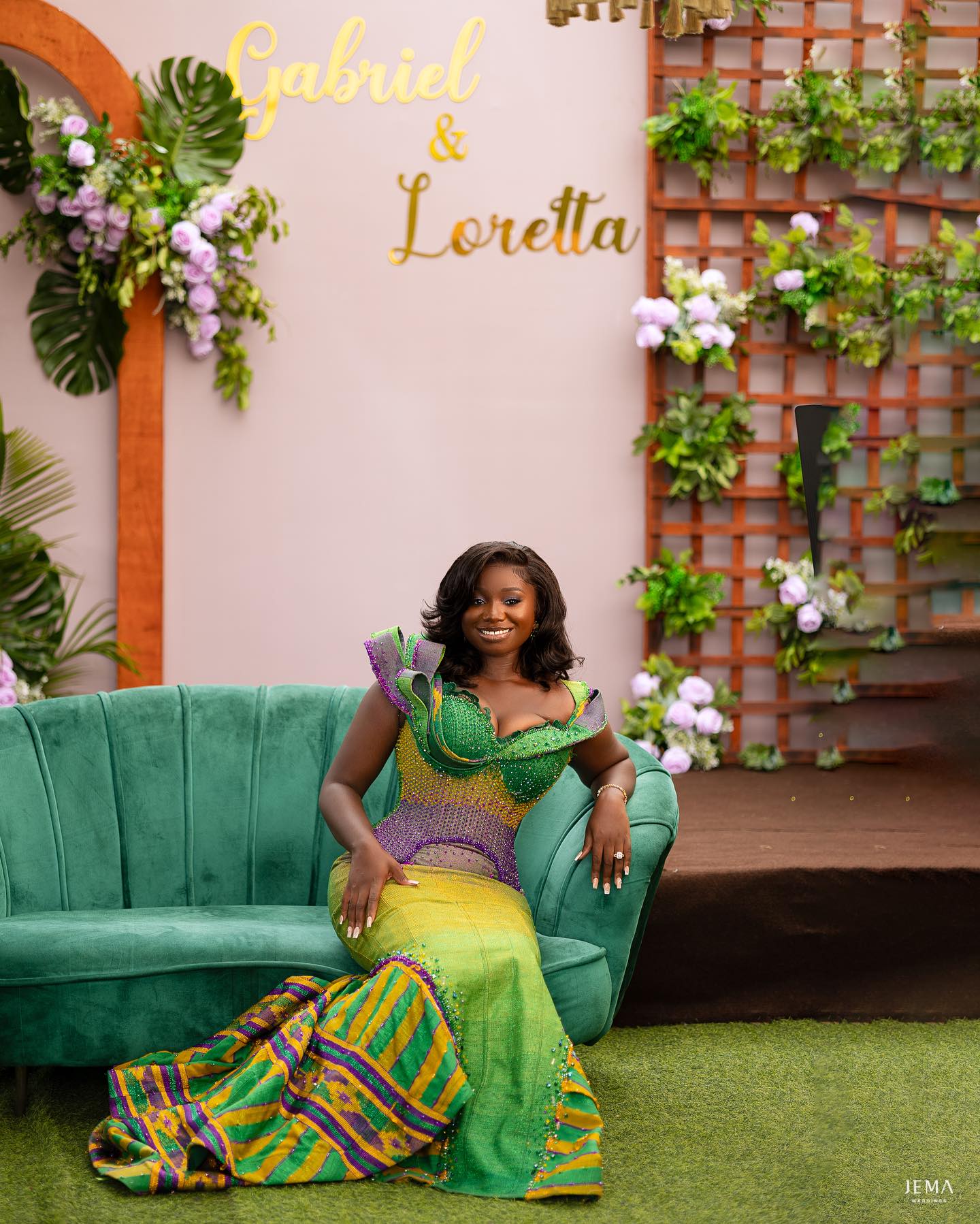 green kente style 016 - Kente Knots