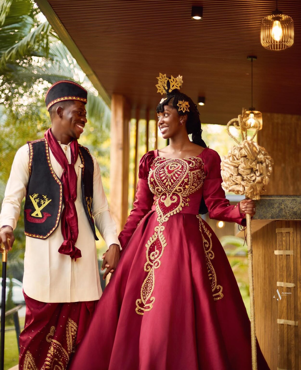 Moses Bliss Traditional Wedding With Ghanaian Bride - Kente Knots