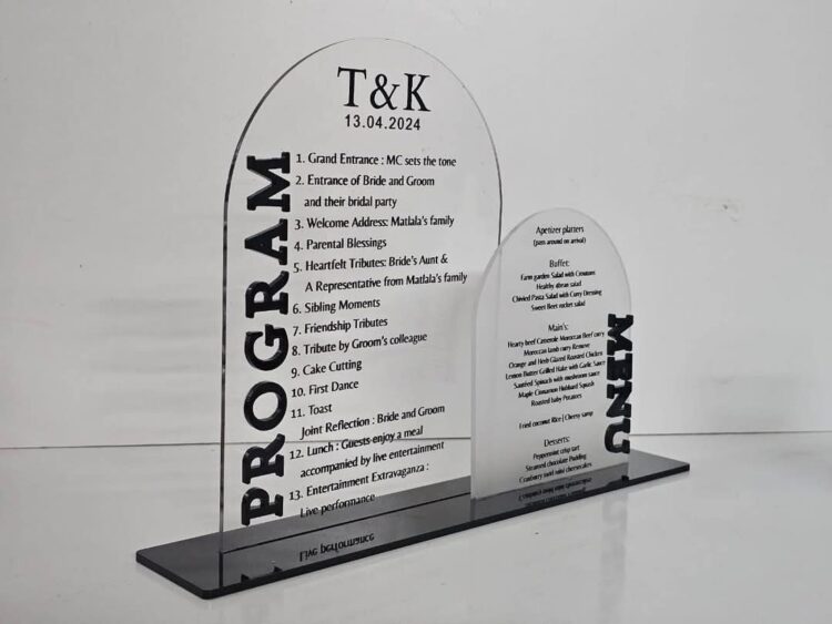 Beautiful Wedding Program Outline Designs + What to Include in Yours ...