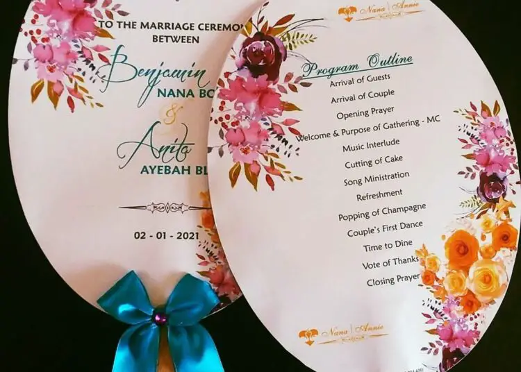 Wedding Reception Program Outline(The Ultimate Guide) - Kente Knots