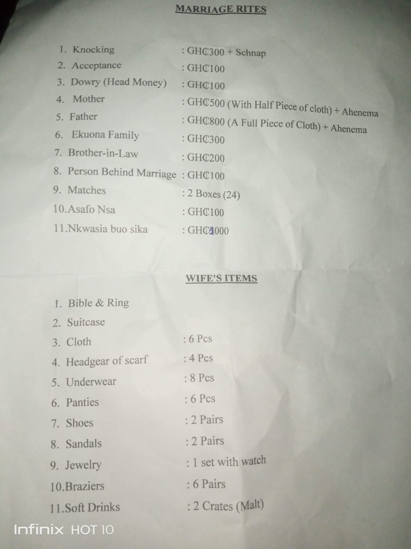 Akan Traditional Marriage List in Ghana: Examples Shared by Couples ...