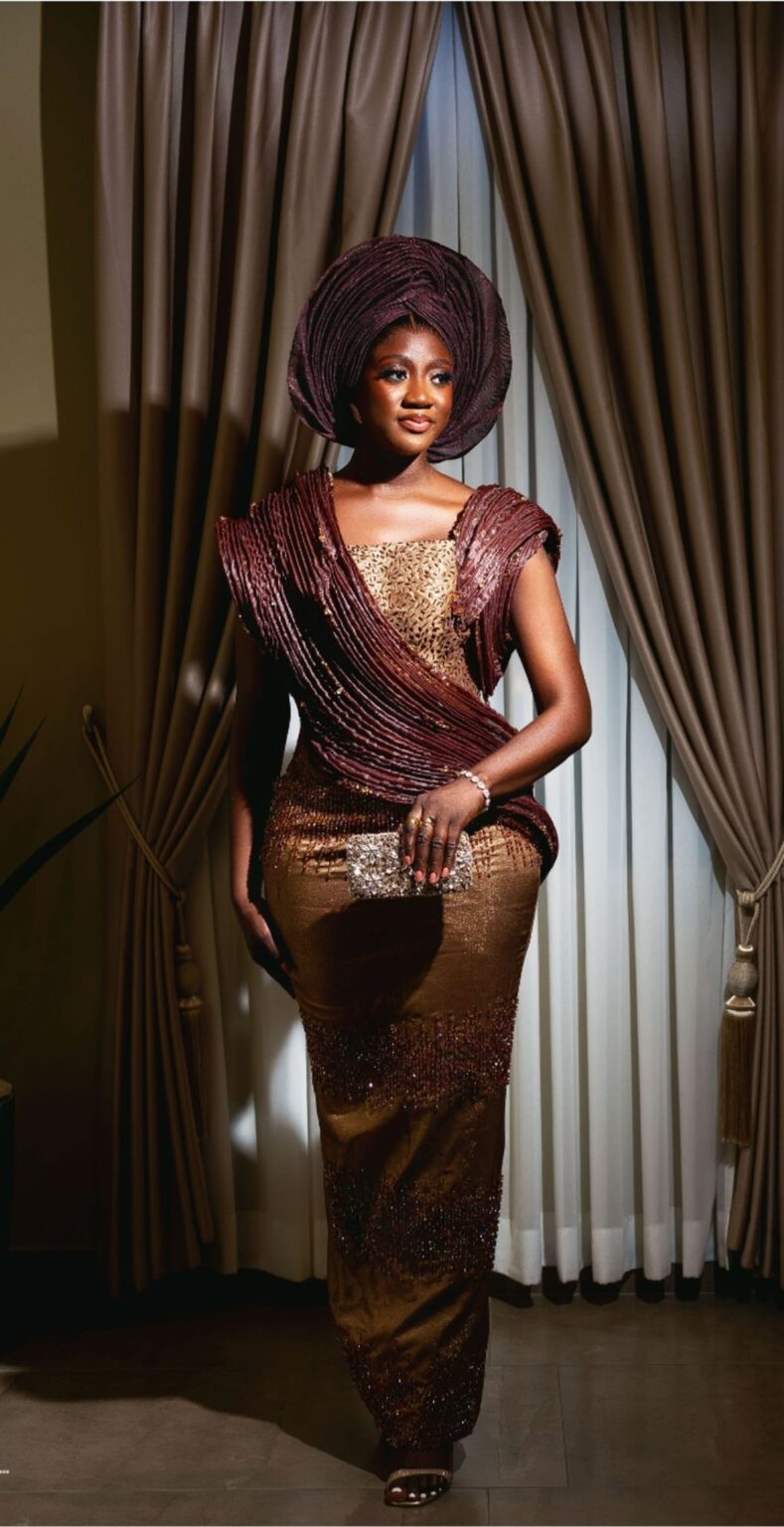 Wedding Reception Dress Ideas for Bride - Kente Knots