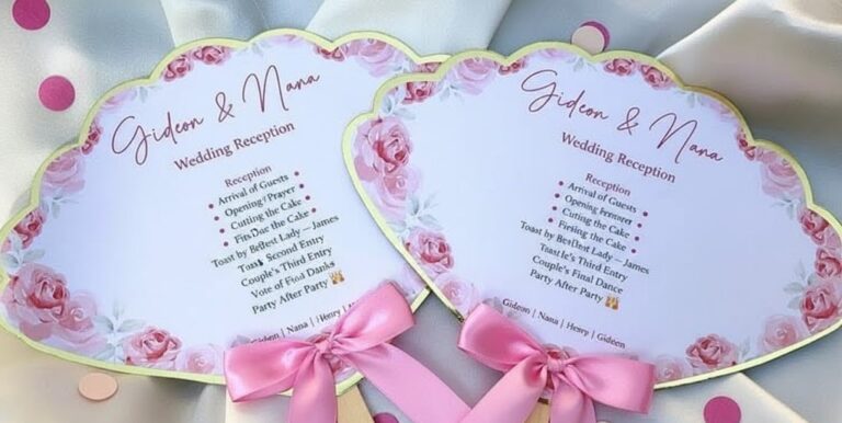 Wedding Reception Program Outline in Ghana - From Entrance to Last ...